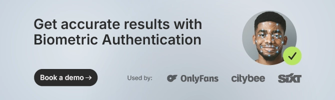 biometric authentication device input or output