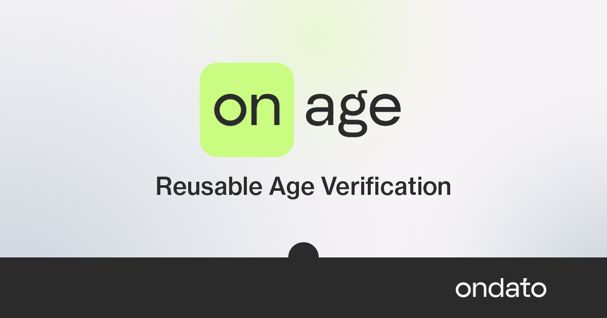 OnAge: Reusable & Anonymous Age Verification | Ondato