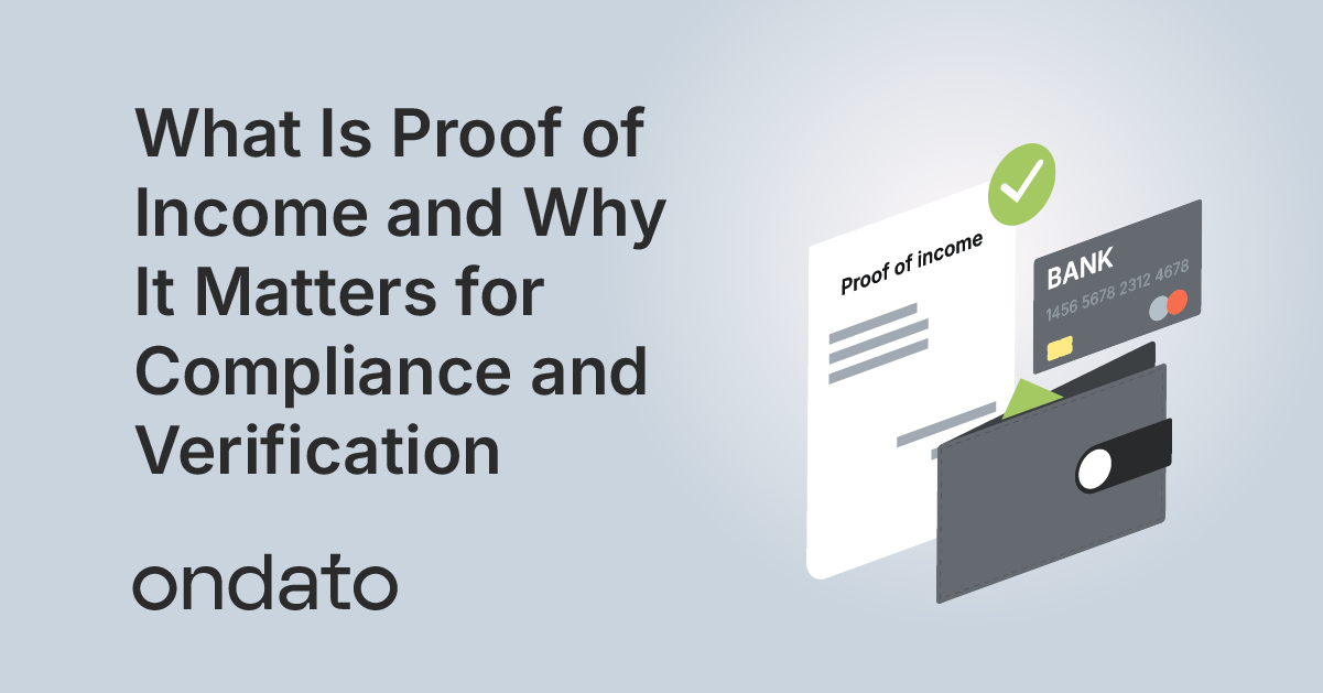 Proof of Income: Accepted Documents & How to Verify It Ondato